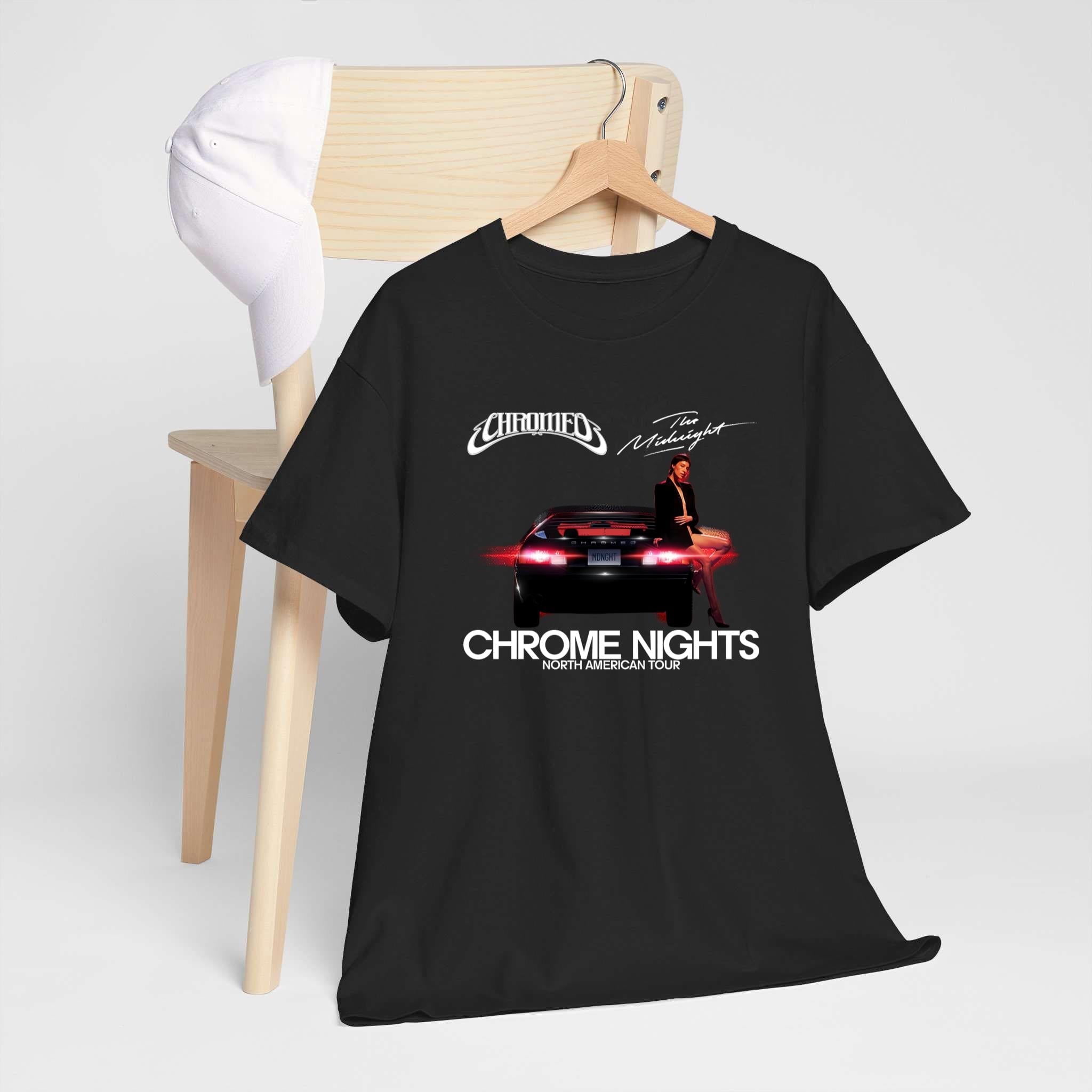 Chromeo and The Midnight – Chrome Nights Tour 2024 Concert T-Shirt ...