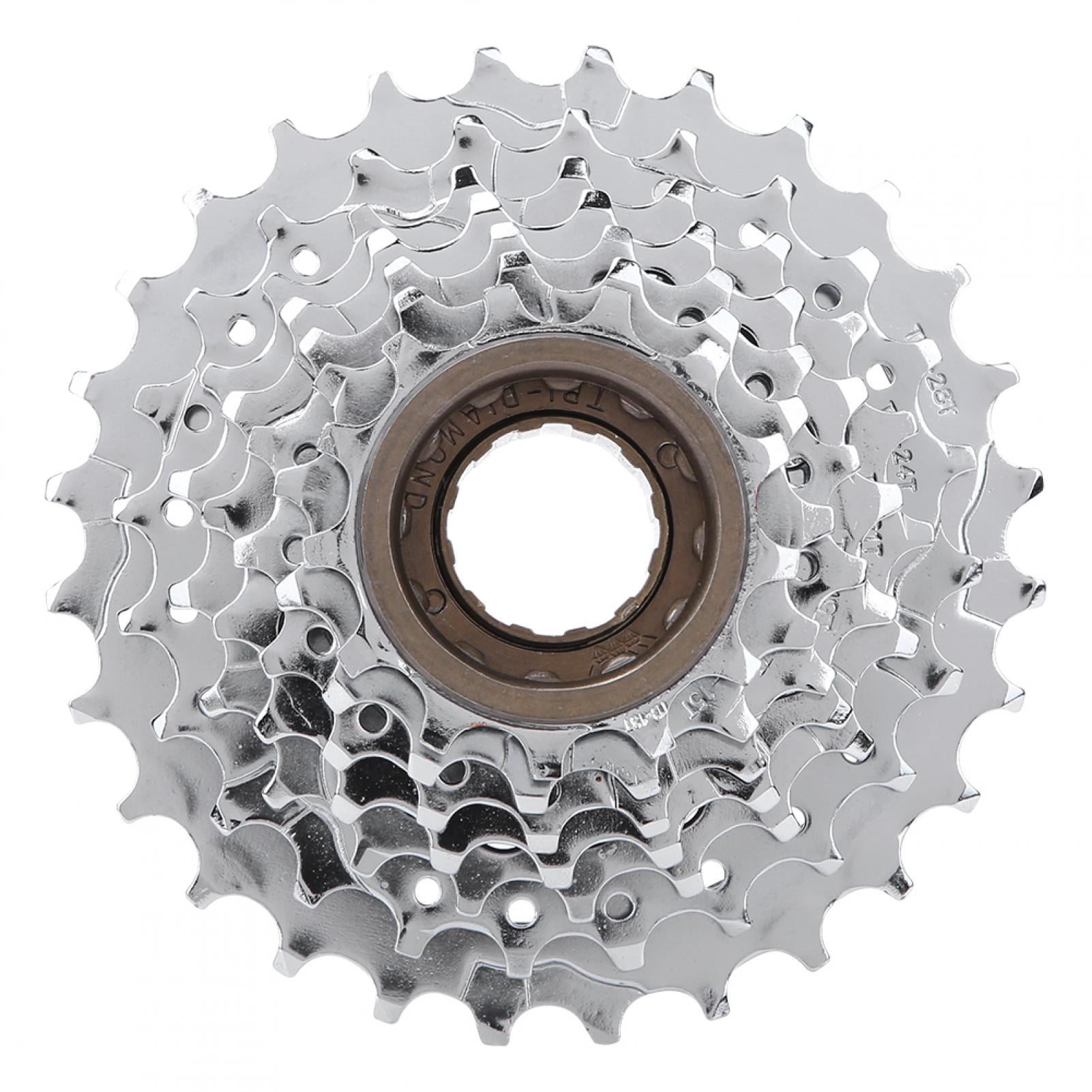 Chromeplate Bicycle Flywheel Upgrade 7-Speed Rear Freewheel Replacement ...