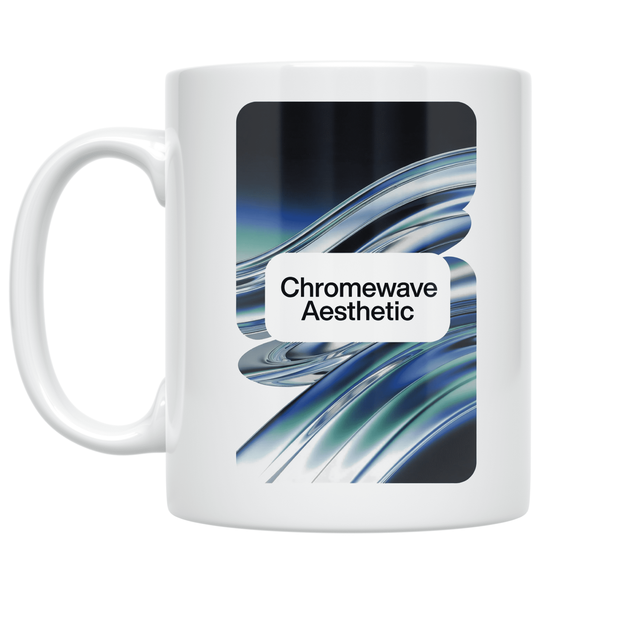 Chromewave Aesthetic Retrofuture Design - Gamer Enthusiast - 11 oz ...
