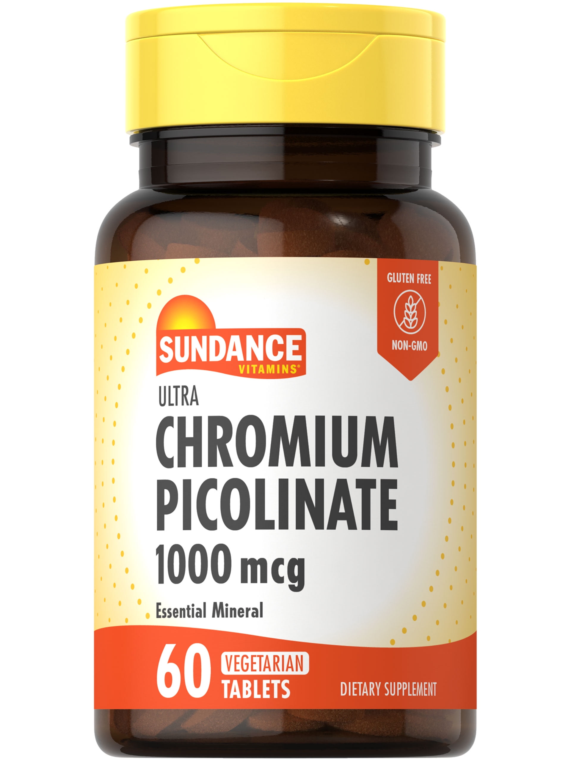 Chromium Picolinate 1000mcg | 60 Tablets | Vegetarian, Non-GMO, Gluten ...