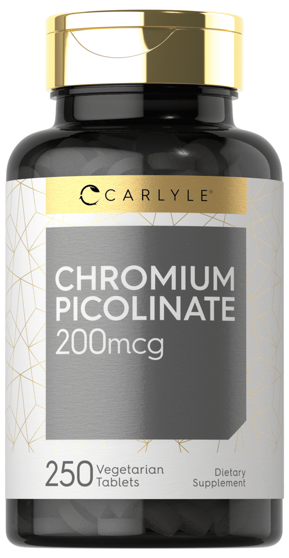 Chromium Picolinate 200mcg | 250 Tablets | Vegetarian Formula | by ...
