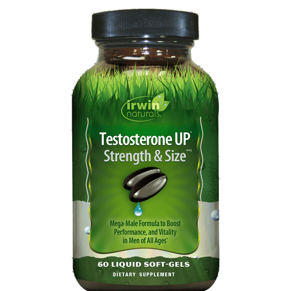 Irwin Naturals Testosterone UP Pills, Boost Energy, Muscle Recovery ...