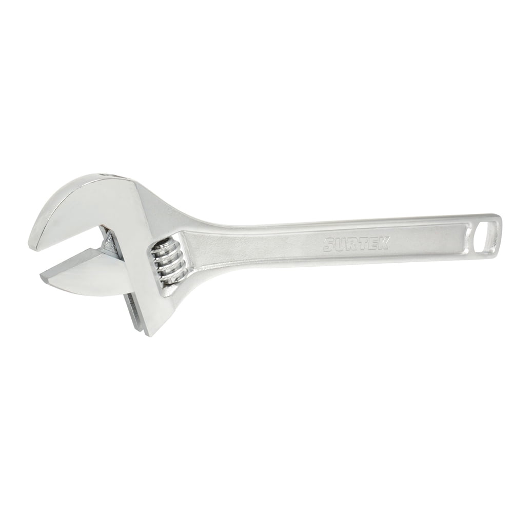 Chromium-Plated Adjustable Wrench 15" Surtek - Walmart.com