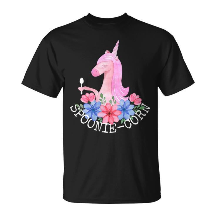 Chronic Illness Awareness Spoonie-Corn Unicorn T-Shirt, Spoonie Unicorn ...