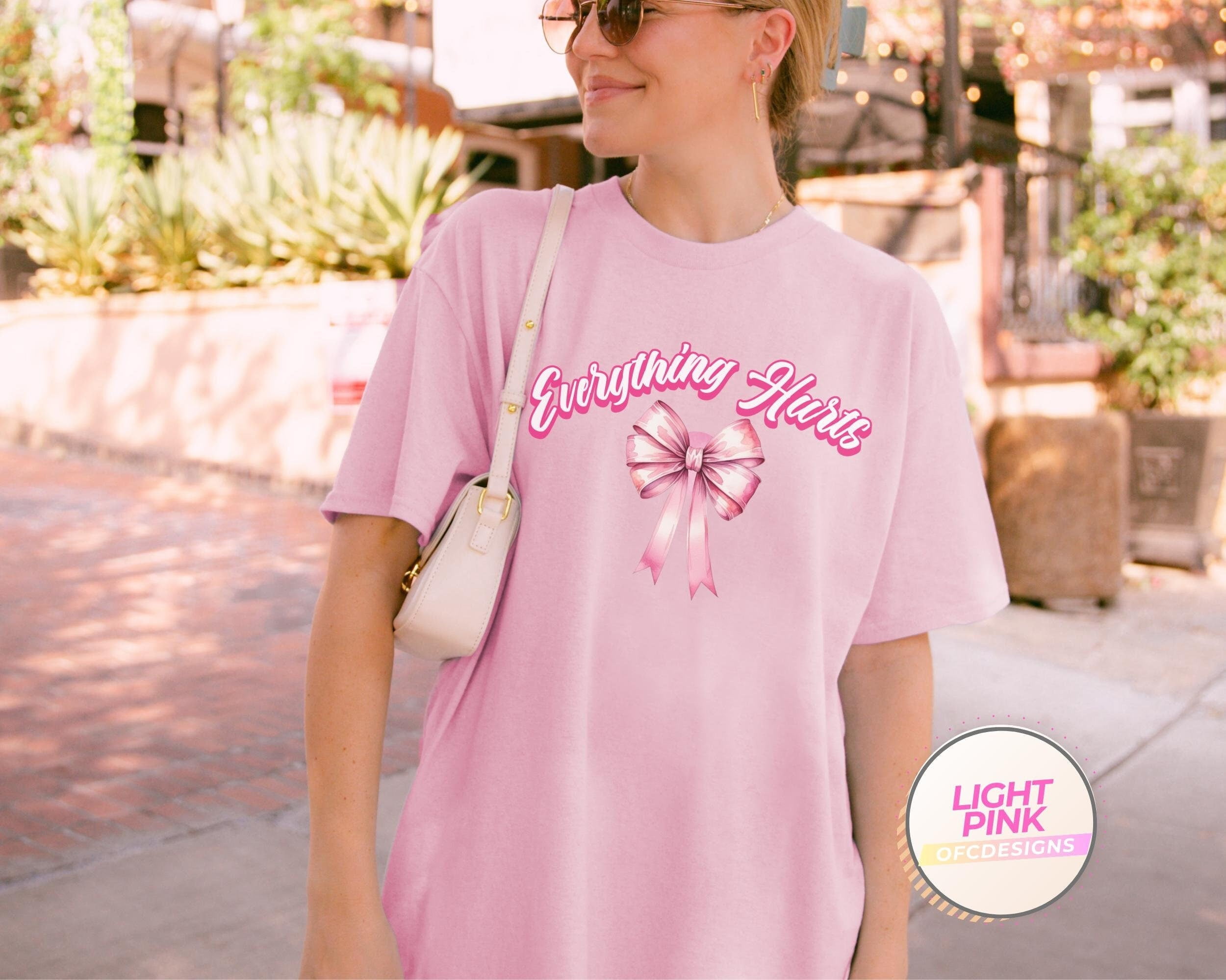 Chronic Pain Shirt Everything Hurts Coquette T-shirt Fibromyalgia ...