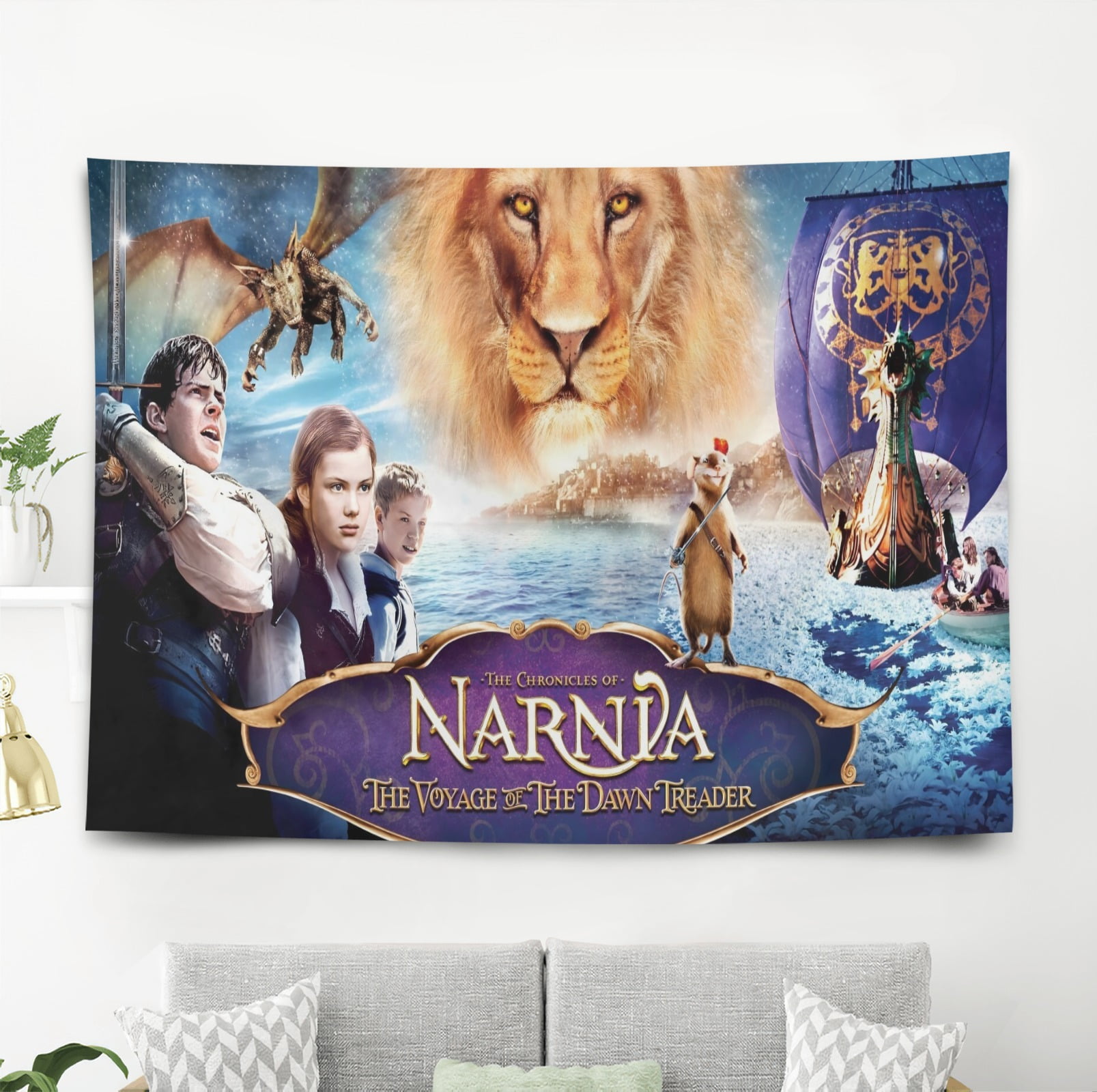 The Chronicles of Narnia-Theme Anti-pilling Tapestry Gift Wall Hanging ...
