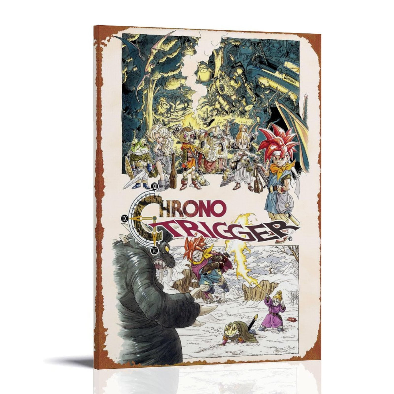 Chrono Trigger Painting Vintage Poster Picture Print Wall Art Poster ...