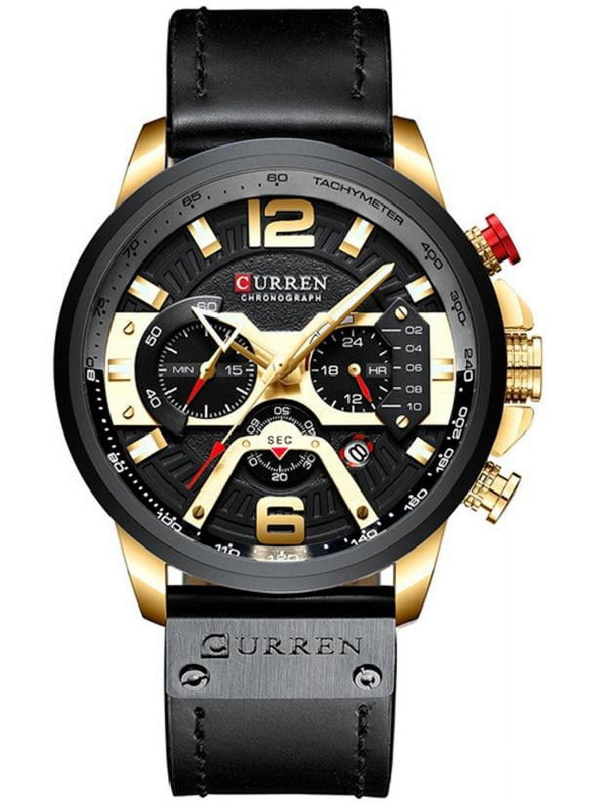 Chronograph function sport watch with a two tone dial #8329 - Walmart.com