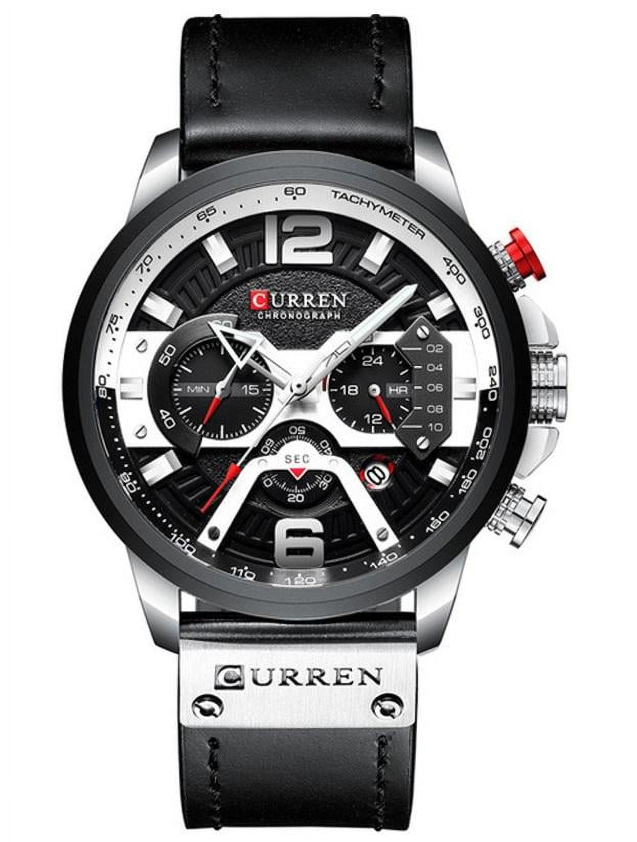 Chronograph function sport watch with a two tone dial #8329 - Walmart.com
