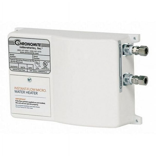 Chronomite Electric Tankless Water Heater,277V M20L/277HTR 110F-I ...