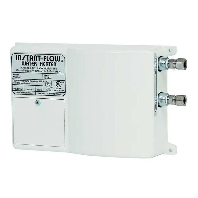 Chronomite Labs Instant Hot Sink Electric Tankless Water Heater, 120V ...