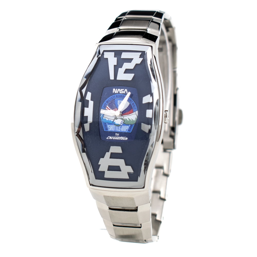 WATCH CHRONOTECH STAINLESS STEEL BLUE SILVER MEN CT6281L 13M - Walmart.com