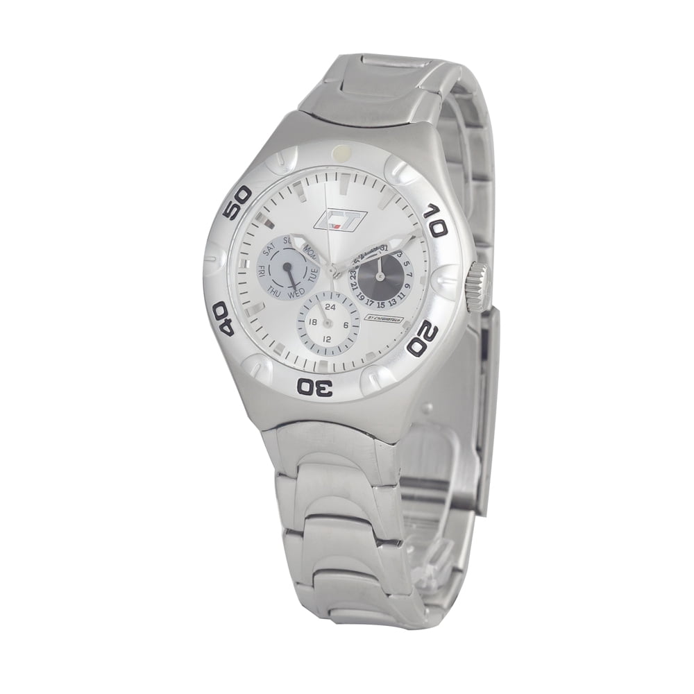 WATCH CHRONOTECH STAINLESS STEEL SILVER SILVER UNISEX - MEN AND WOMEN ...