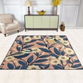 Chrysanthemum 80''x58'' Extra Large Plush Memory Foam Rug, Soft ...