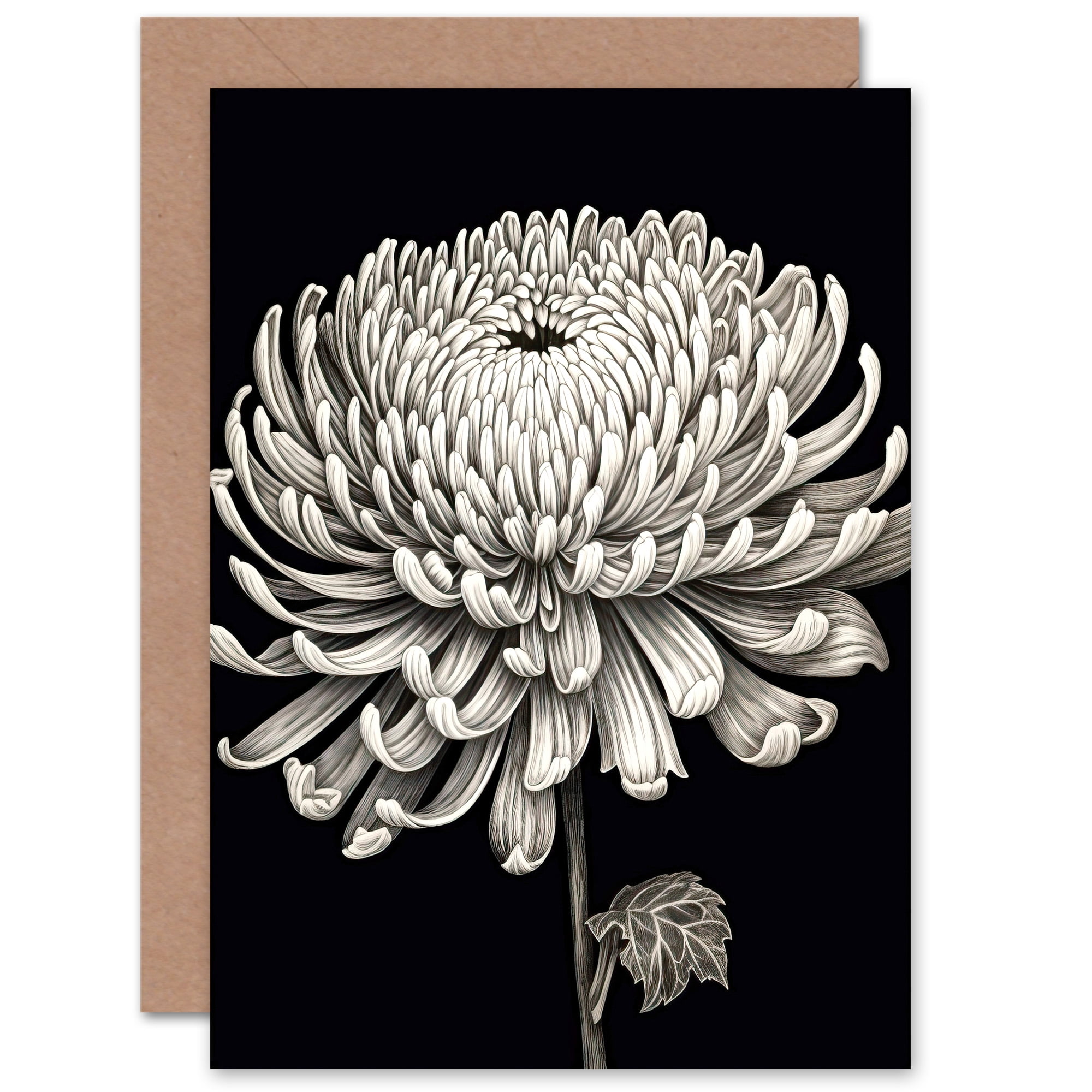 Chrysanthemum Bloom Flower Floral for Wife Her Mum Sister Daughter Mom ...
