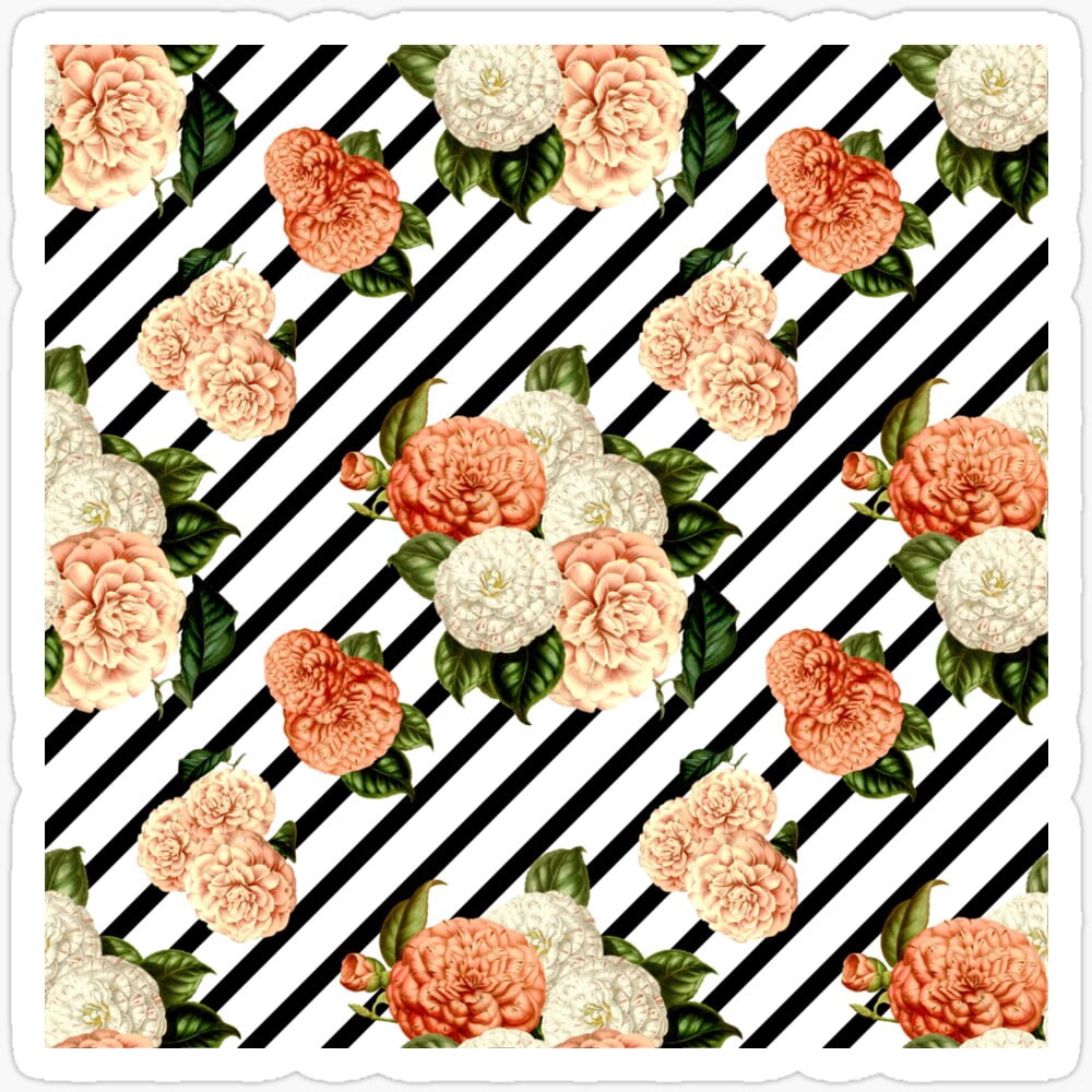 Chrysanthemum Rain Sticker Phone Decal Water Bottle Stickers Car Decals ...