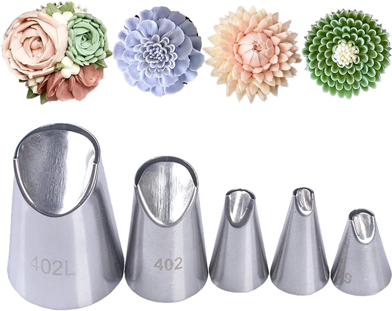 Chrysanthemum Sunflowers Peony Piping Tip,Rose Flower Tulip Frosting ...