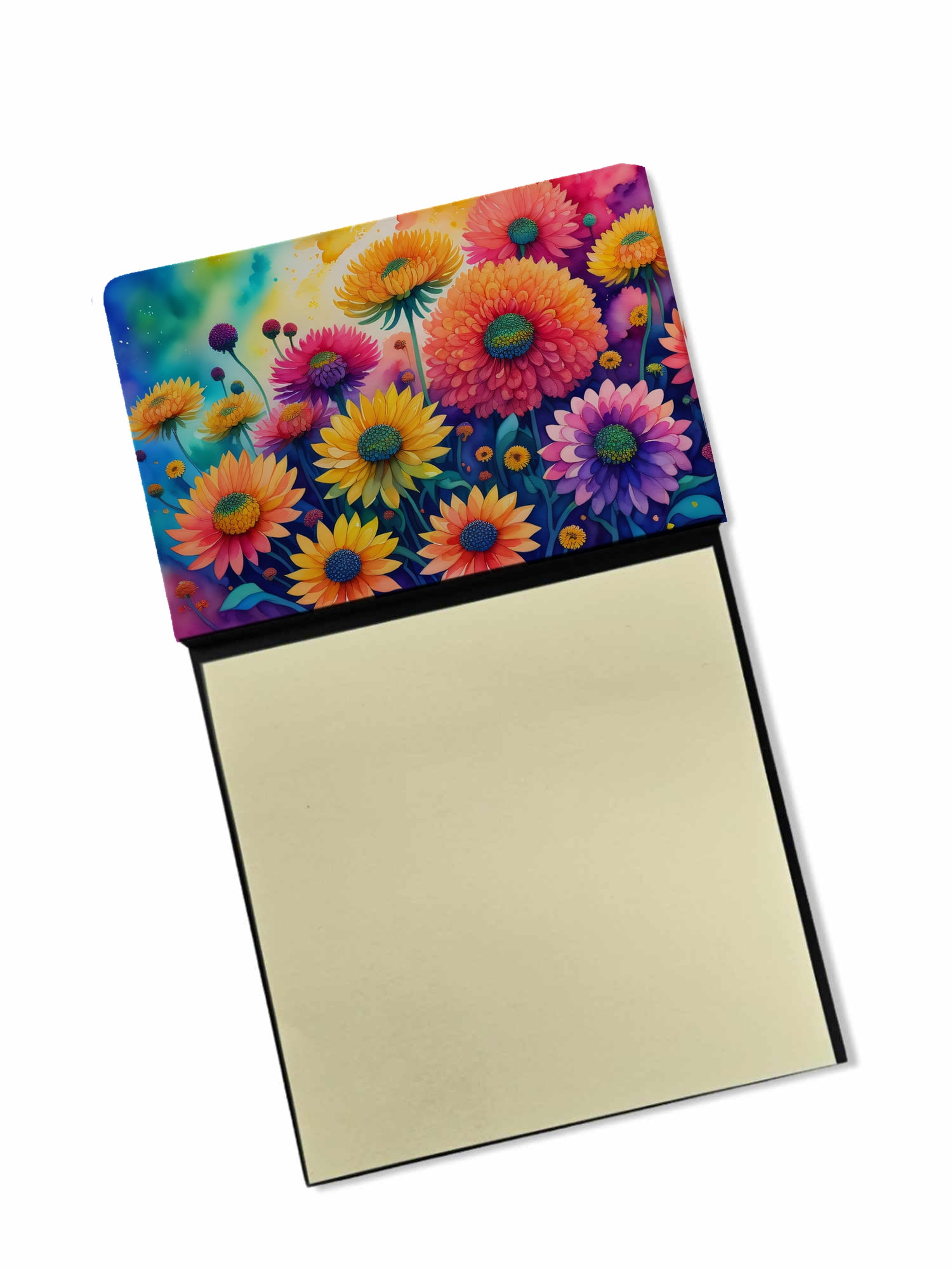 Chrysanthemums in Color Sticky Note Holder 3.25 in x 5.25 in - Walmart.com