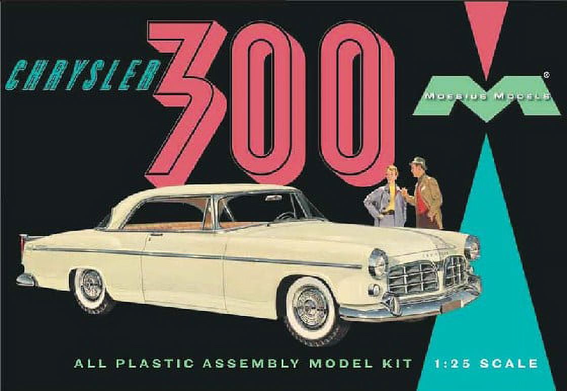 Free Shipping! Chrysler 300 1/25 Scale Plastic Model Kit Moebius Models ...