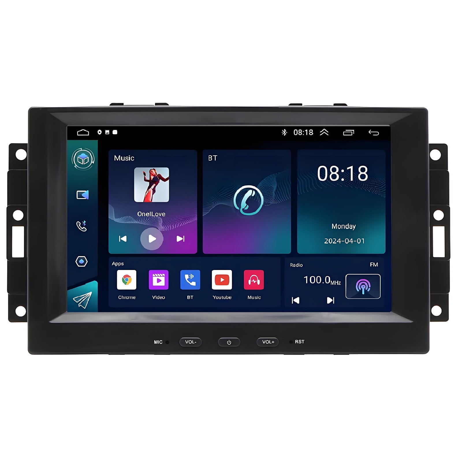 For Chrysler 300/Dodge Charger 2005-2007 Android 13.0 Car Stereo Radio ...