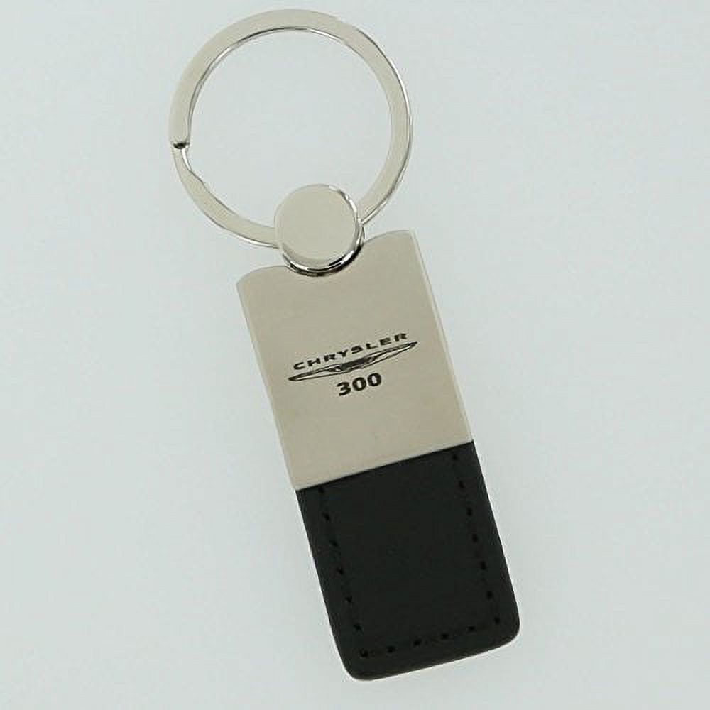 Chrysler 300 Keychain & Keyring - Duo Premium Black Leather - Walmart.com