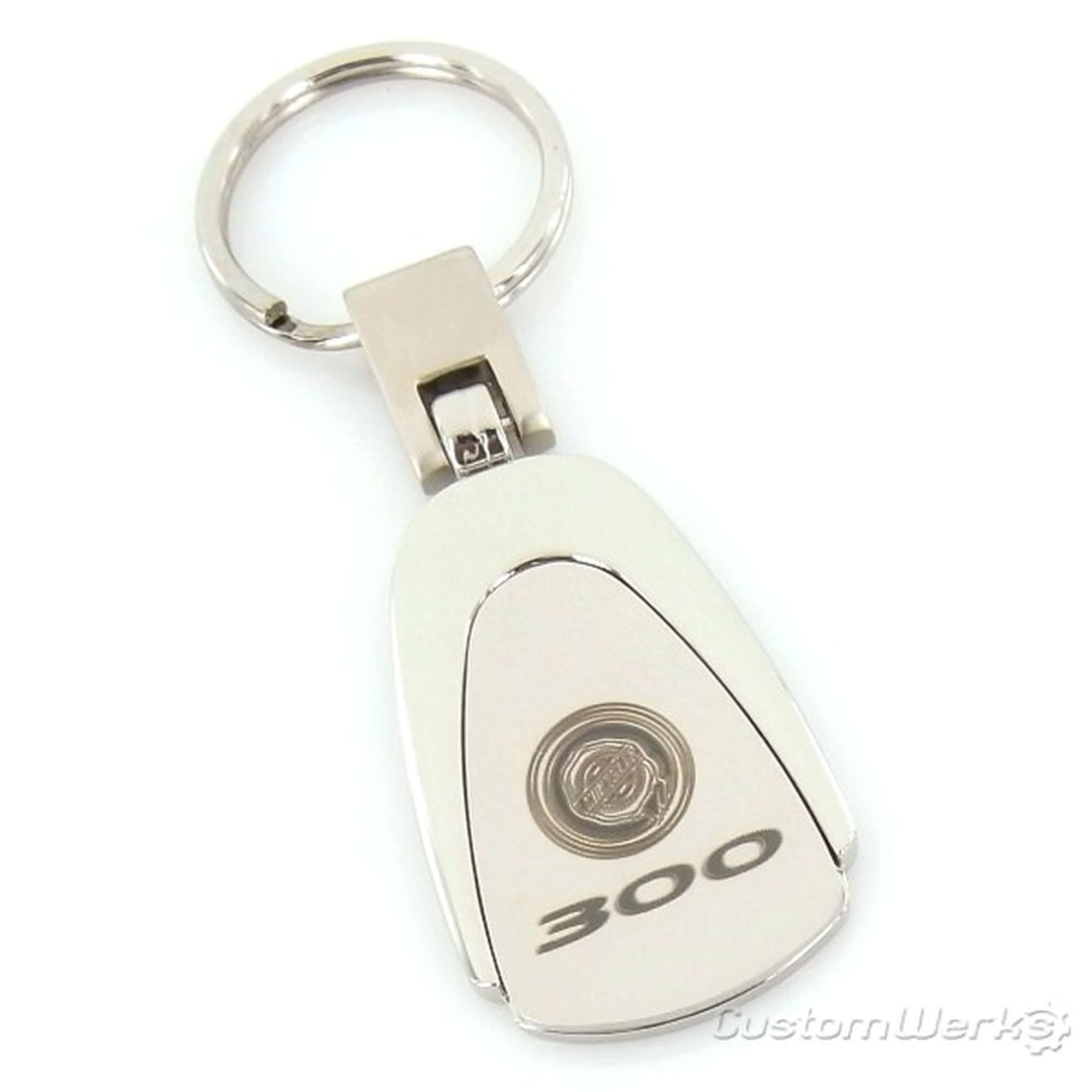 Chrysler 300 Tear Drop Keychain (Chrome) - Walmart.com