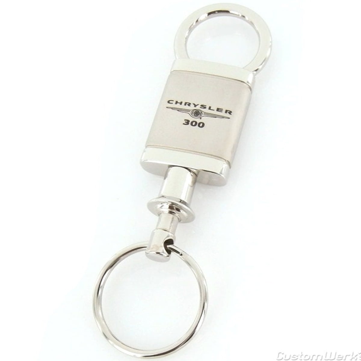 Au-TOMOTIVE GOLD Satin Valet Keychain for Chrysler 300 (Chrome ...