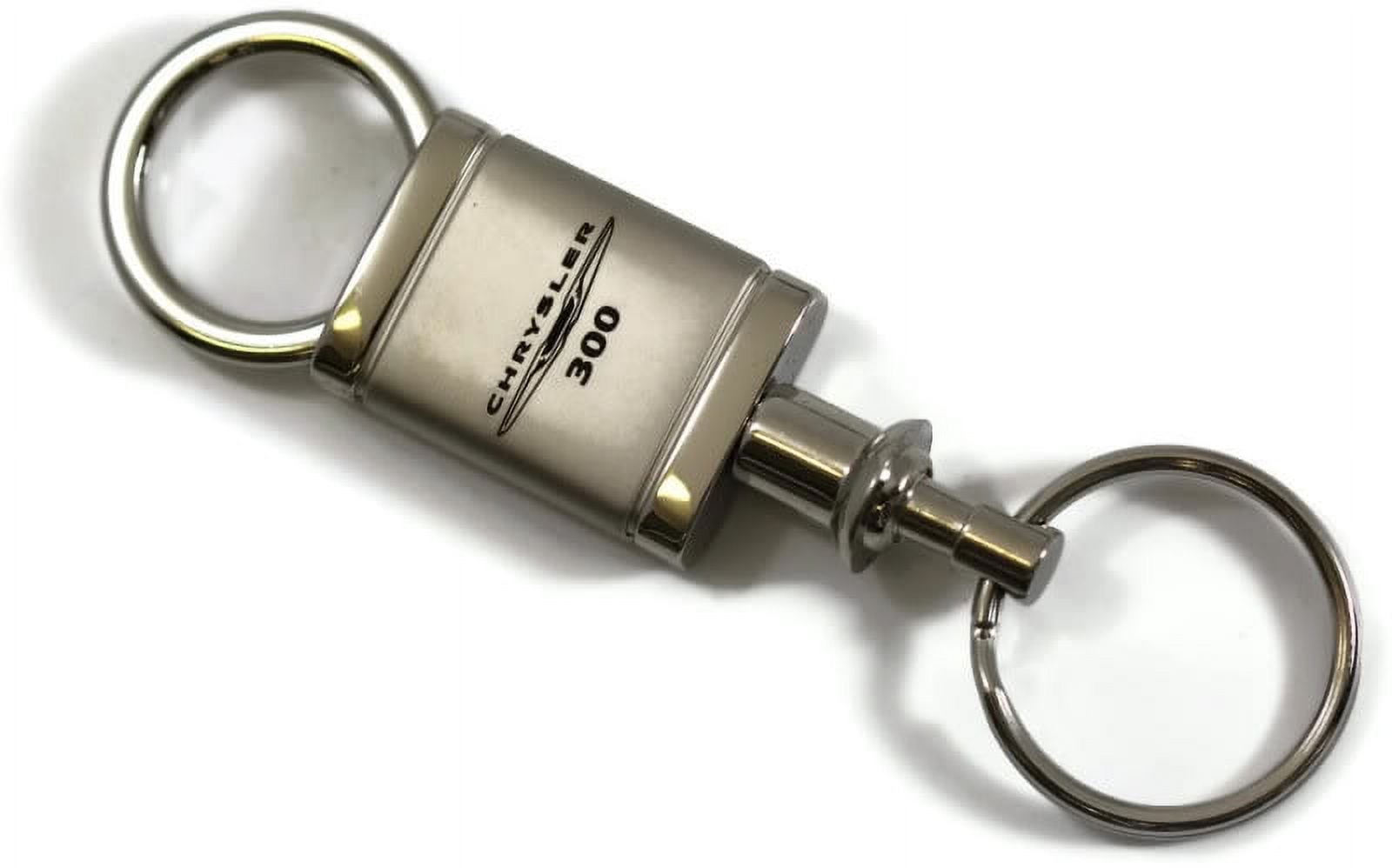 Au-TOMOTIVE GOLD Satin Valet Keychain for Chrysler 300 (Chrome ...