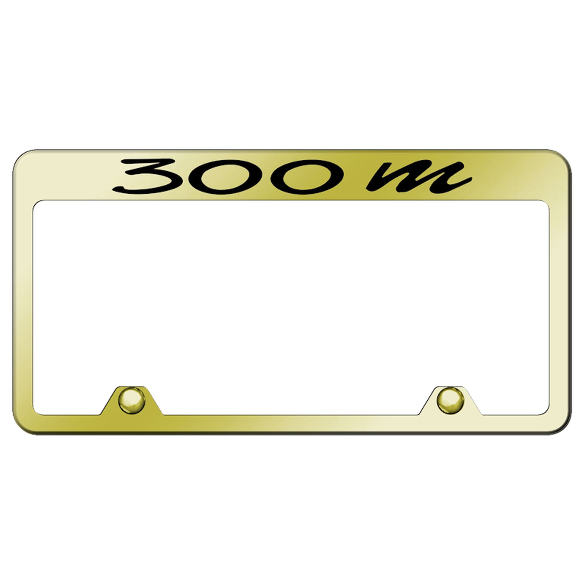 Chrysler 300m Laser Etched Stainless Steel Truck License Plate Frame ...