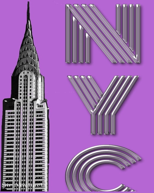 Chrysler Building New York City Drawing creative Writing journal ...