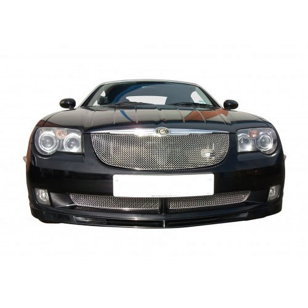 Chrysler Crossfire - Front Grill Set - Silver finish (2004 to 2008 ...