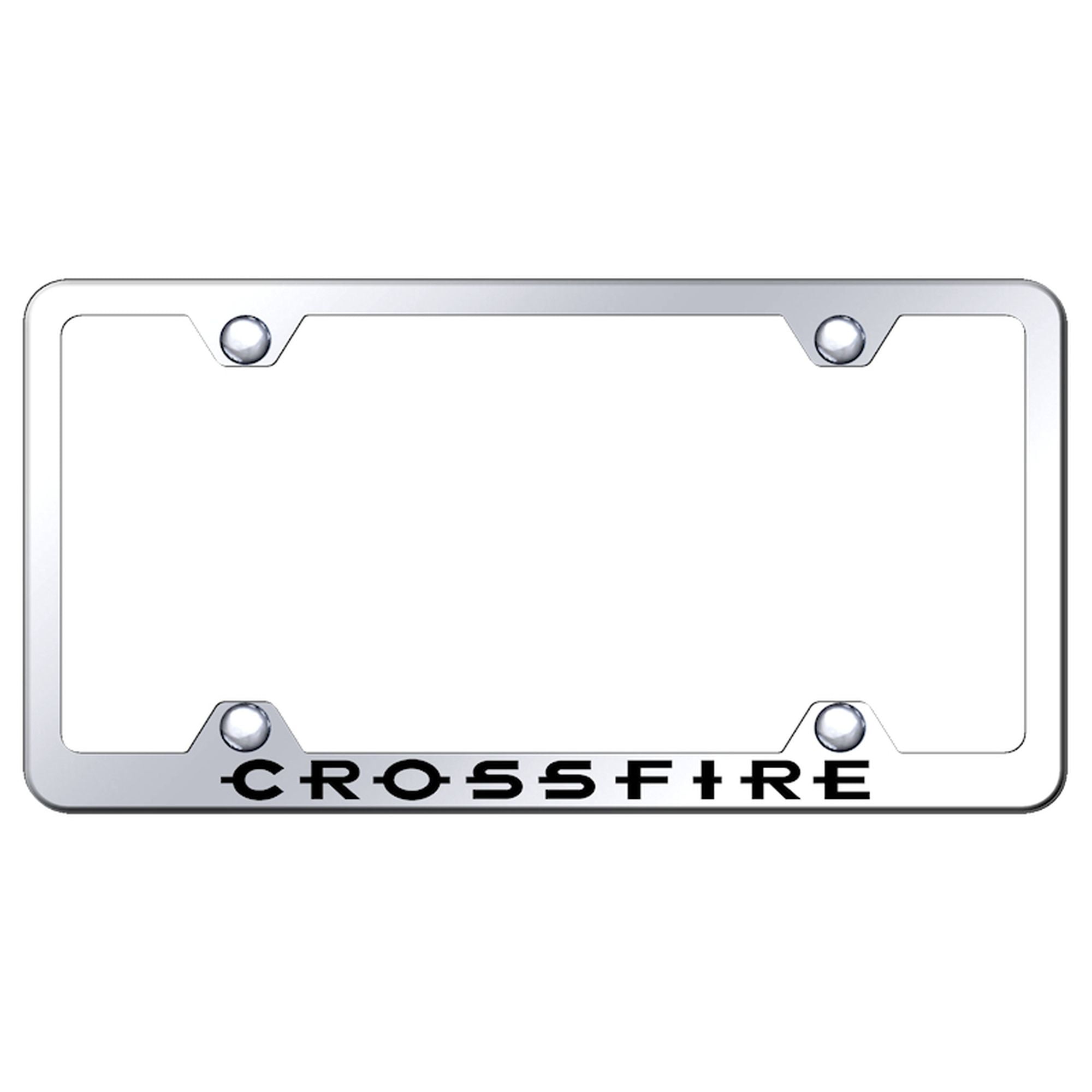 Chrysler Crossfire Laser Etched Logo Wide Body License Plate Frame ...