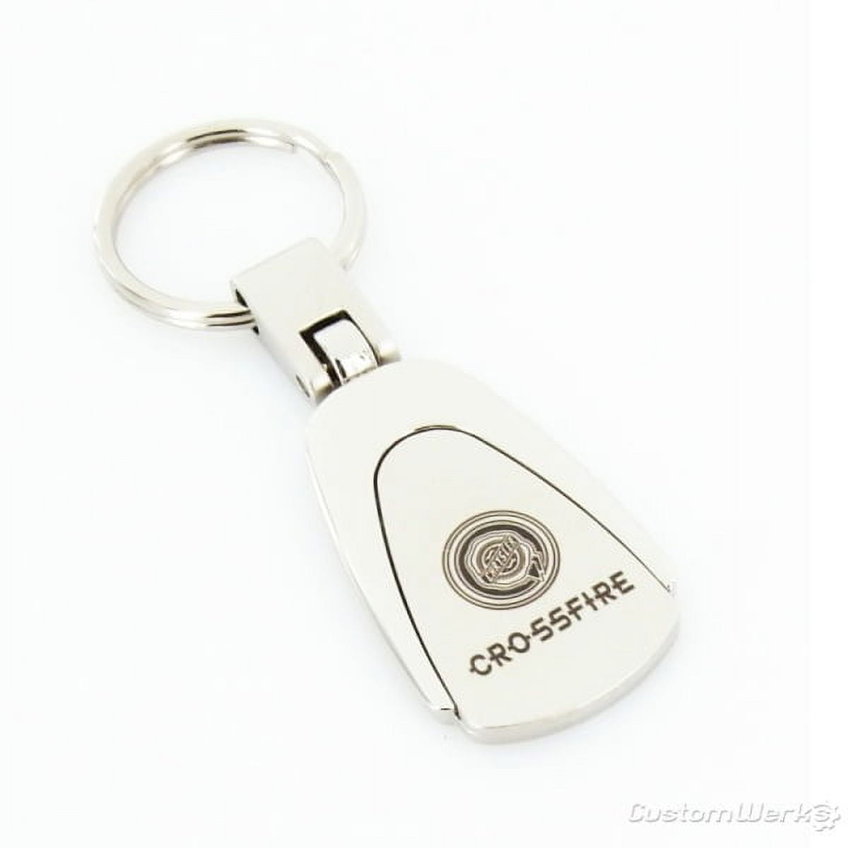 Chrysler Crossfire Tear Drop Keychain (Chrome) - Walmart.com