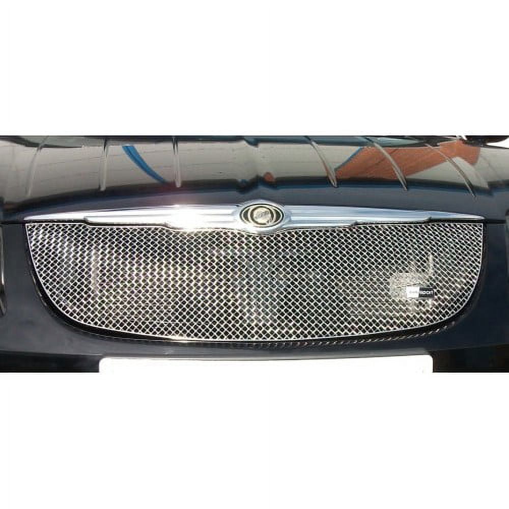 Chrysler Crossfire - Upper Grill - Silver finish (2004 to 2008 ...