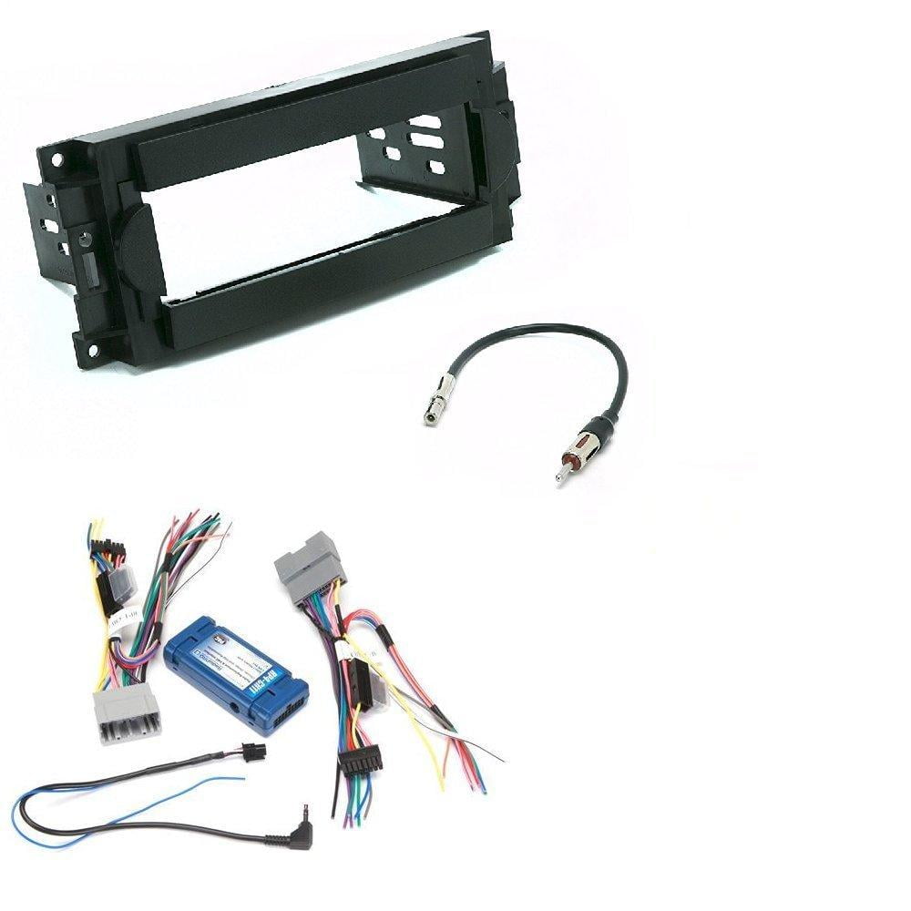 Chrysler Dodge Jeep Single Din Dash Kit for Radio Stereo Install ...