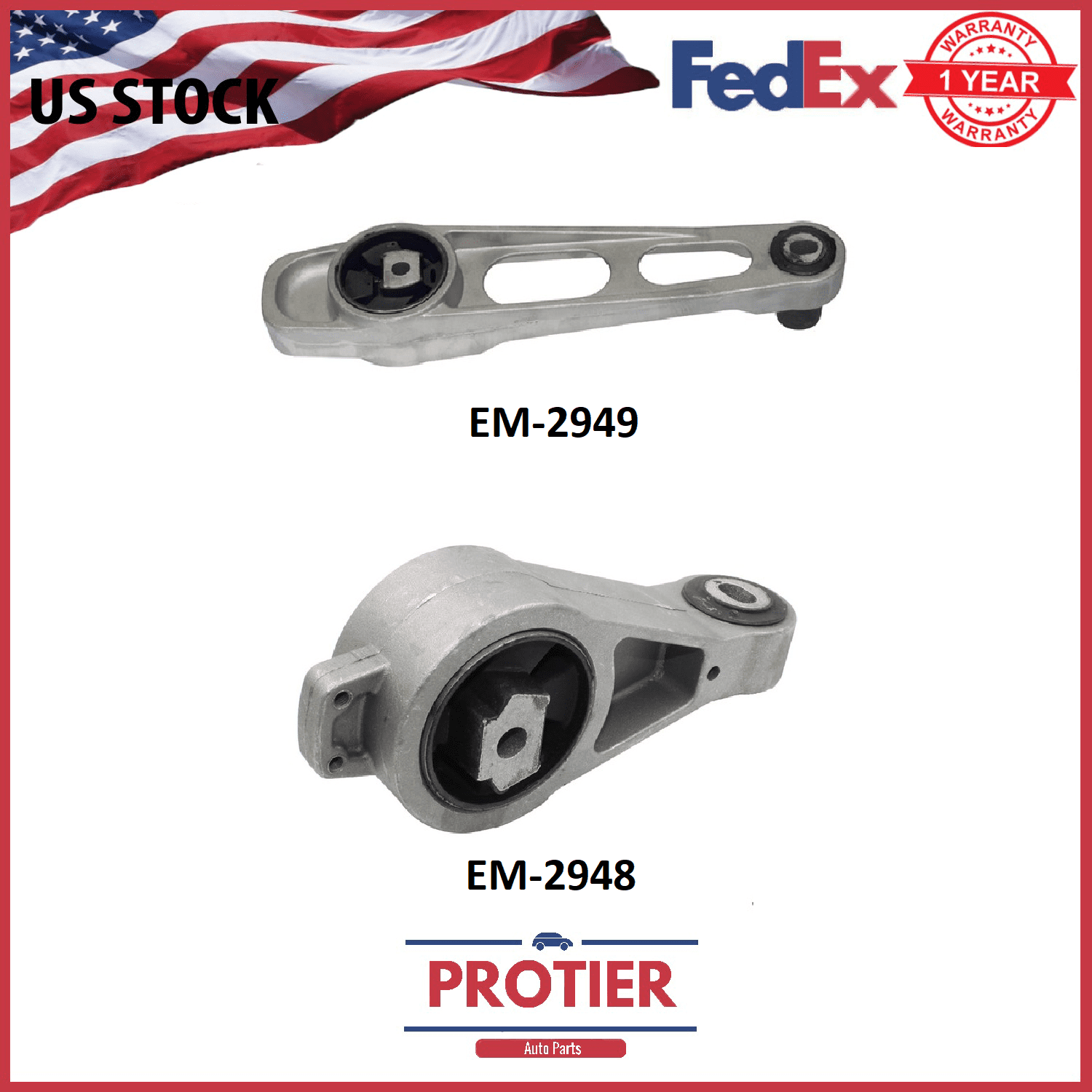 Chrysler PT Cruiser Dodge Neon 2.0L Engine Motor Mount Set w/o Turbo ...