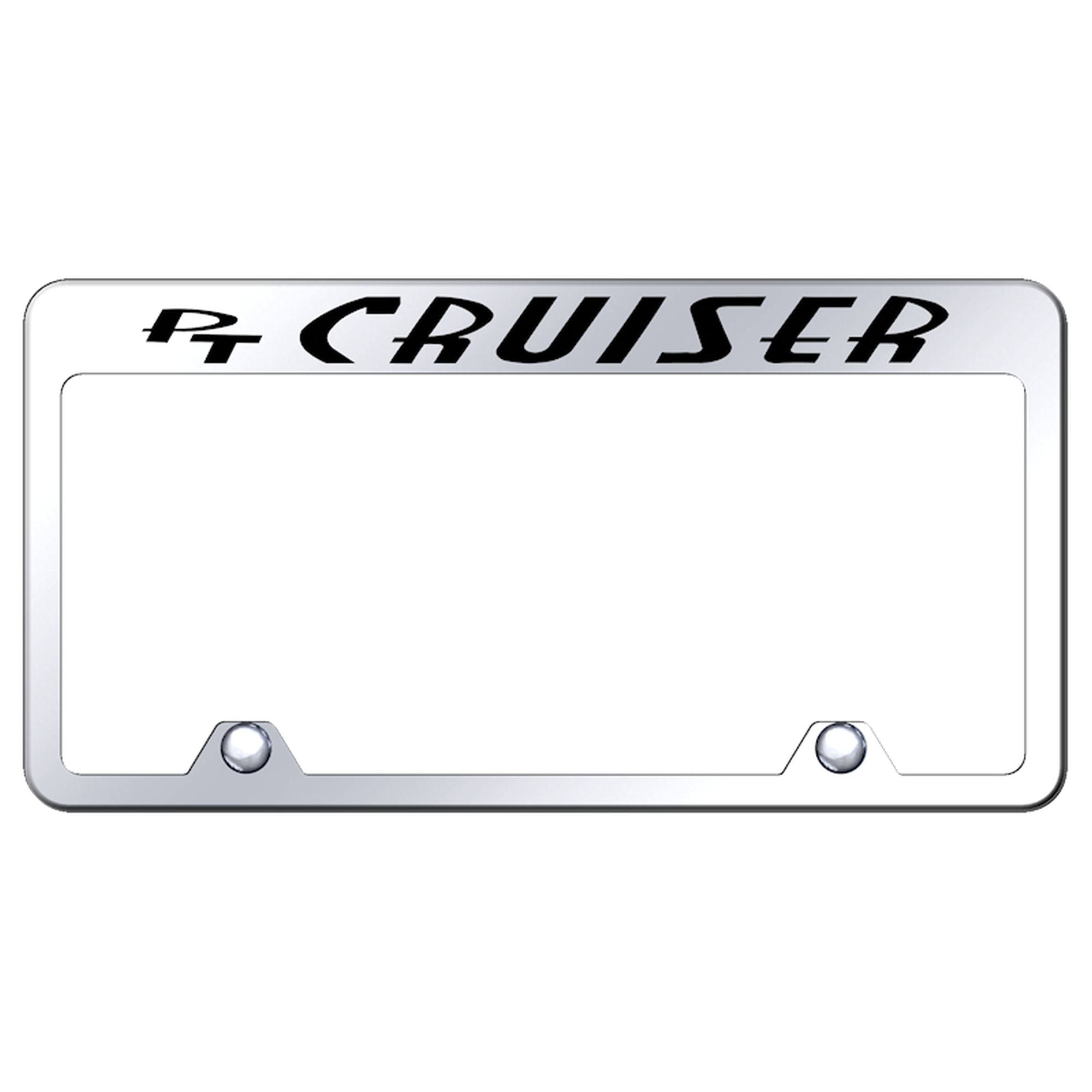 Chrysler PT Cruiser Laser Etched Truck License Plate Frame (Chrome ...