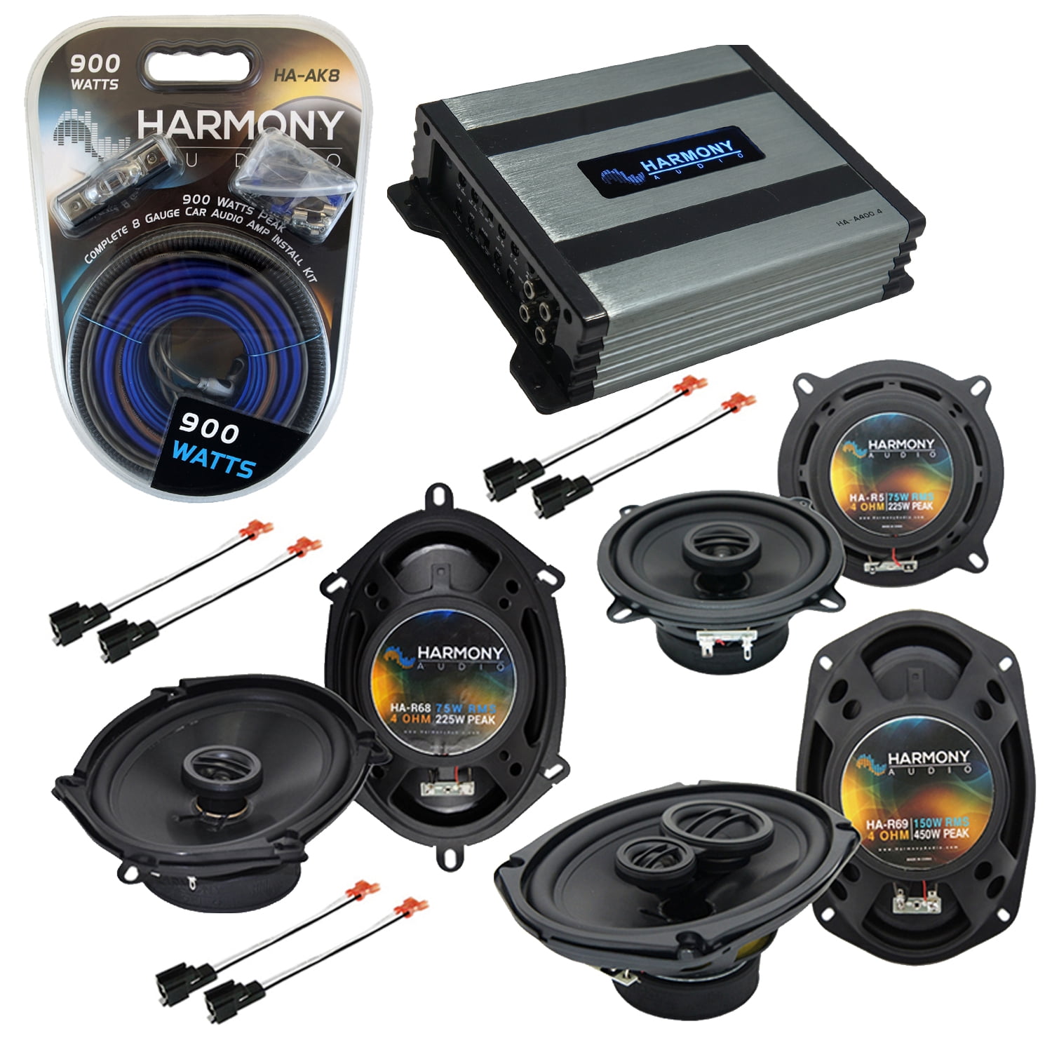 Chrysler Town Country 02-07 OEM Speaker Upgrade Harmony Speakers HA ...