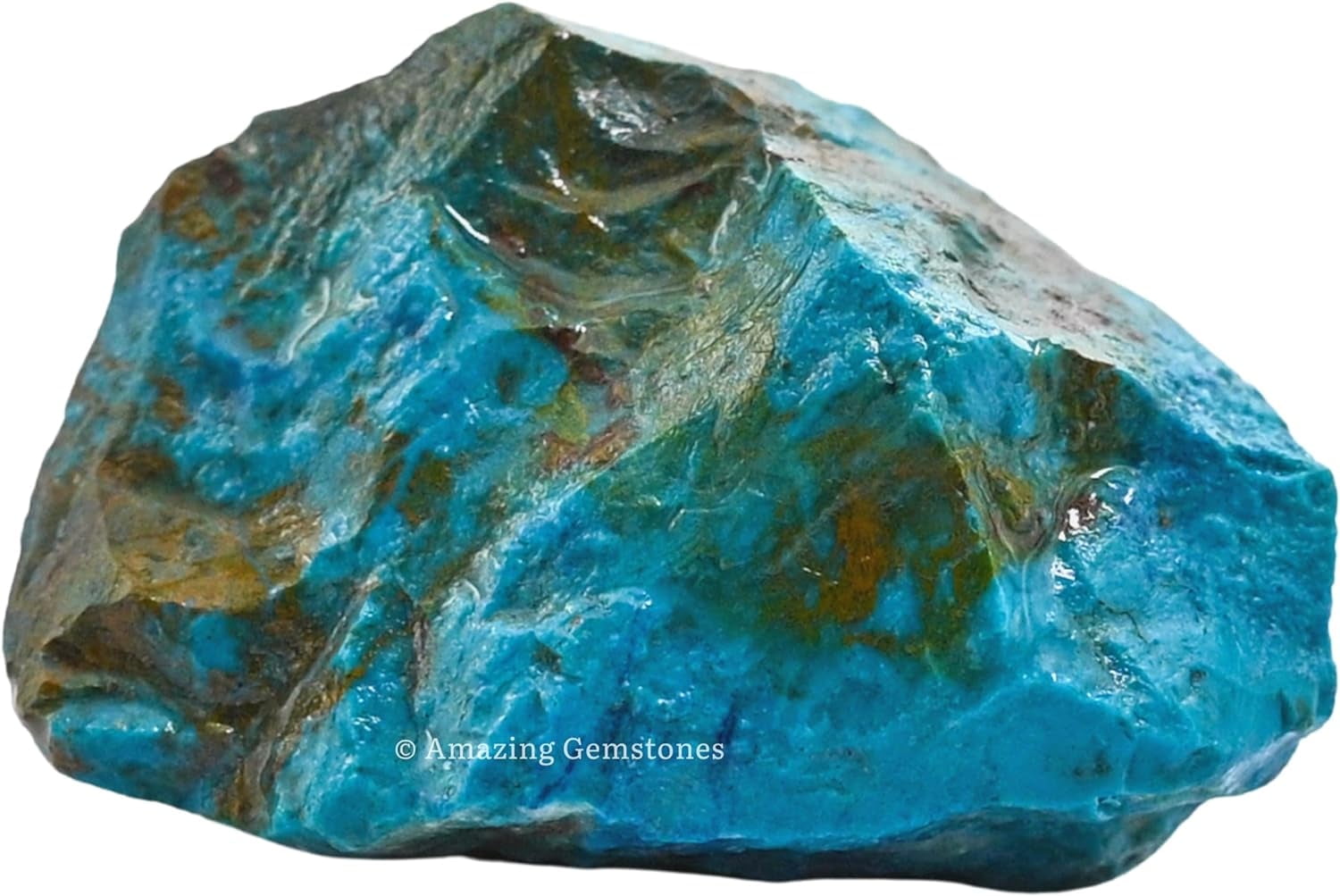 Chrysocolla Crystal Raw Stones (2 Pieces) - Walmart.com