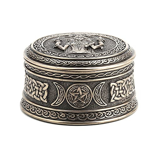 Veronese Design 2 1/8" Tall Hecate Goddess of Chthonic Round Trinket ...