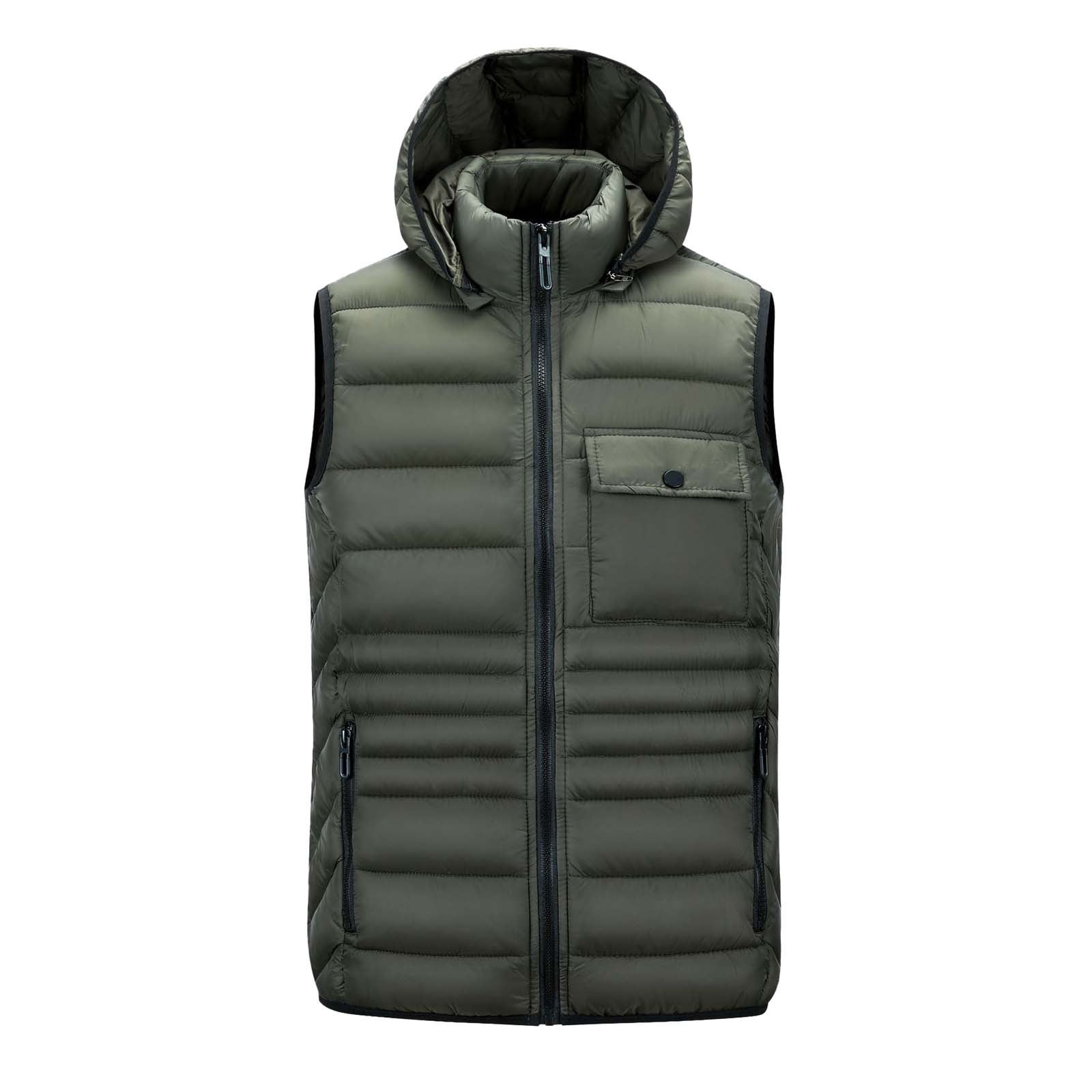 Chu Chu 2024 New Fall And Winter Vest Removable Cap Sleeveless Cott On ...