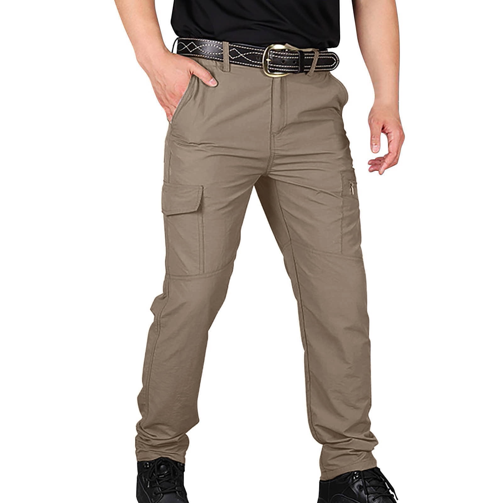 Chu Chu Elastic Waist Trousers for Men Cargo Pants for Boys Match Mens ...