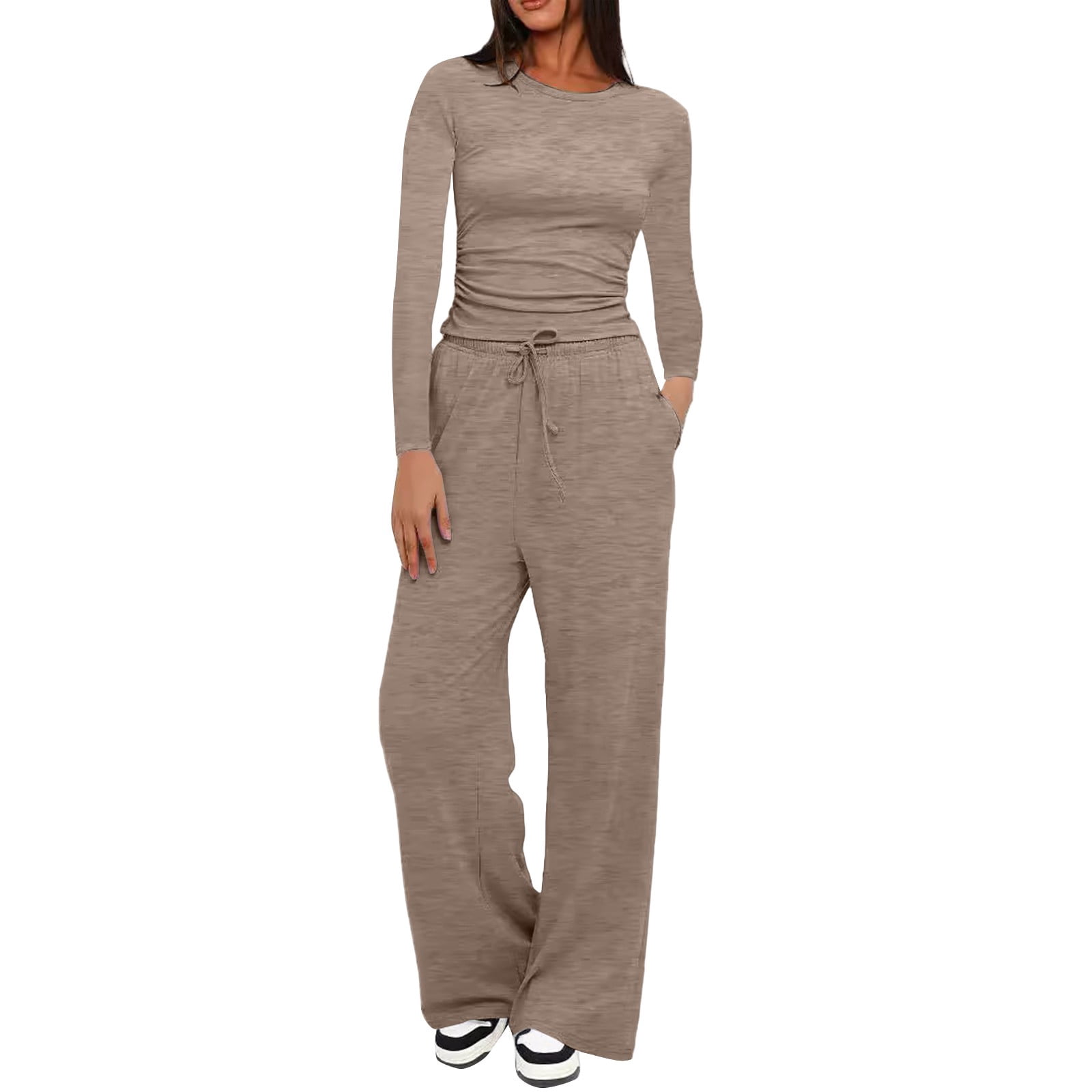 Chuancc Active Wear Sets For Women 2 Piece Sets For Women Women Pants ...