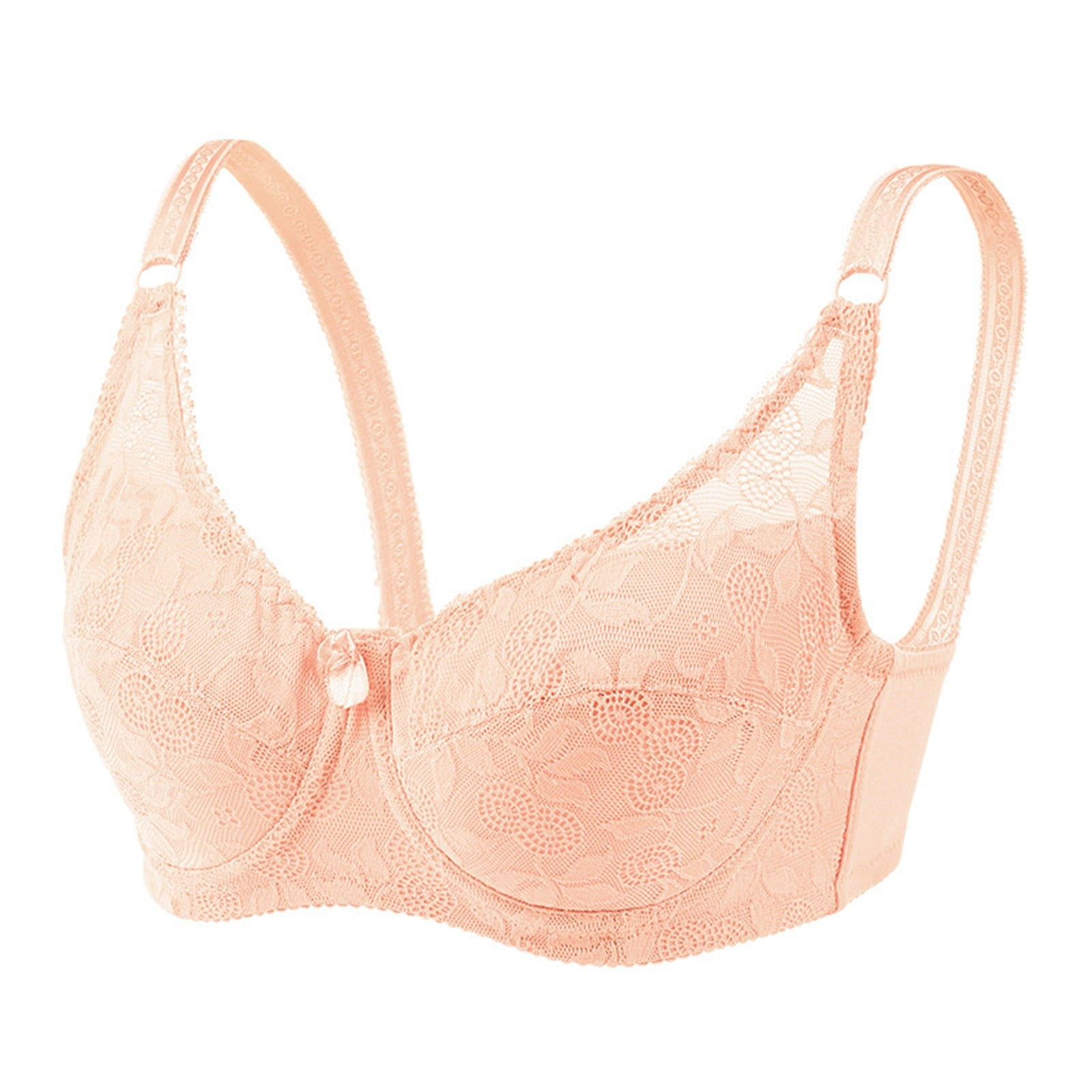 Chuancc Bra for Women,Womens Daily Solid Sexy Lace Gathered Bra Straps ...