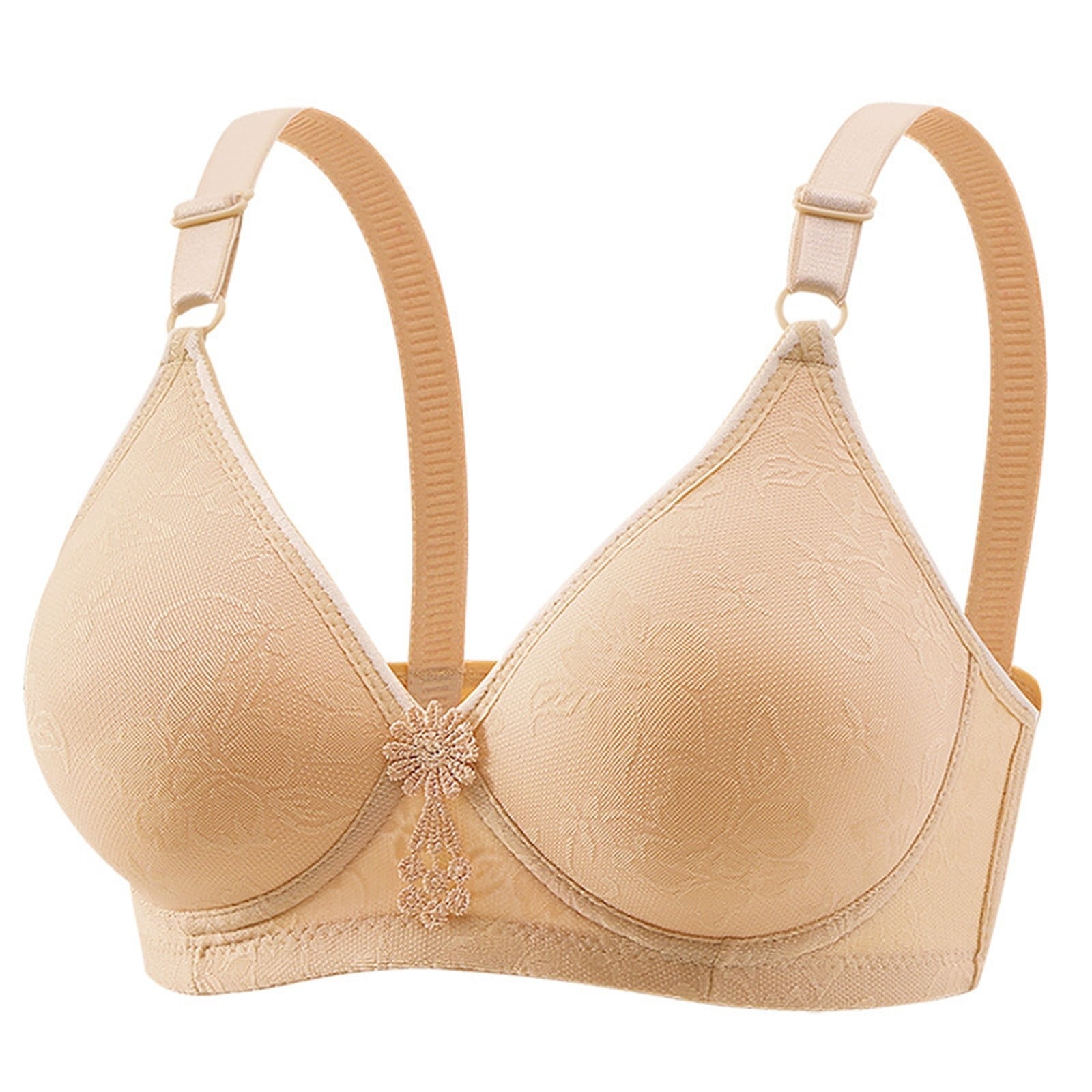 Chuancc Bras for Women Full Coverage Bra Womens No Underwire Bras Plus ...
