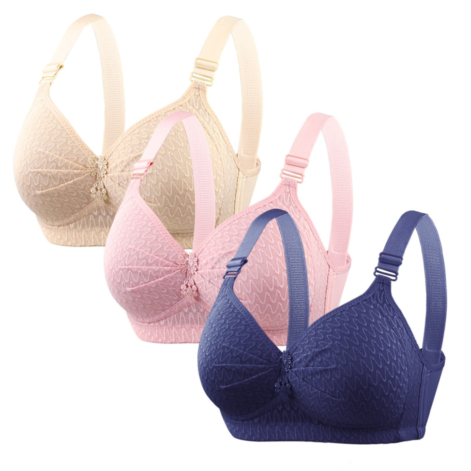 Chuancc Bras for Women Wireless Bra Push Up Bra Bras For Older Women ...