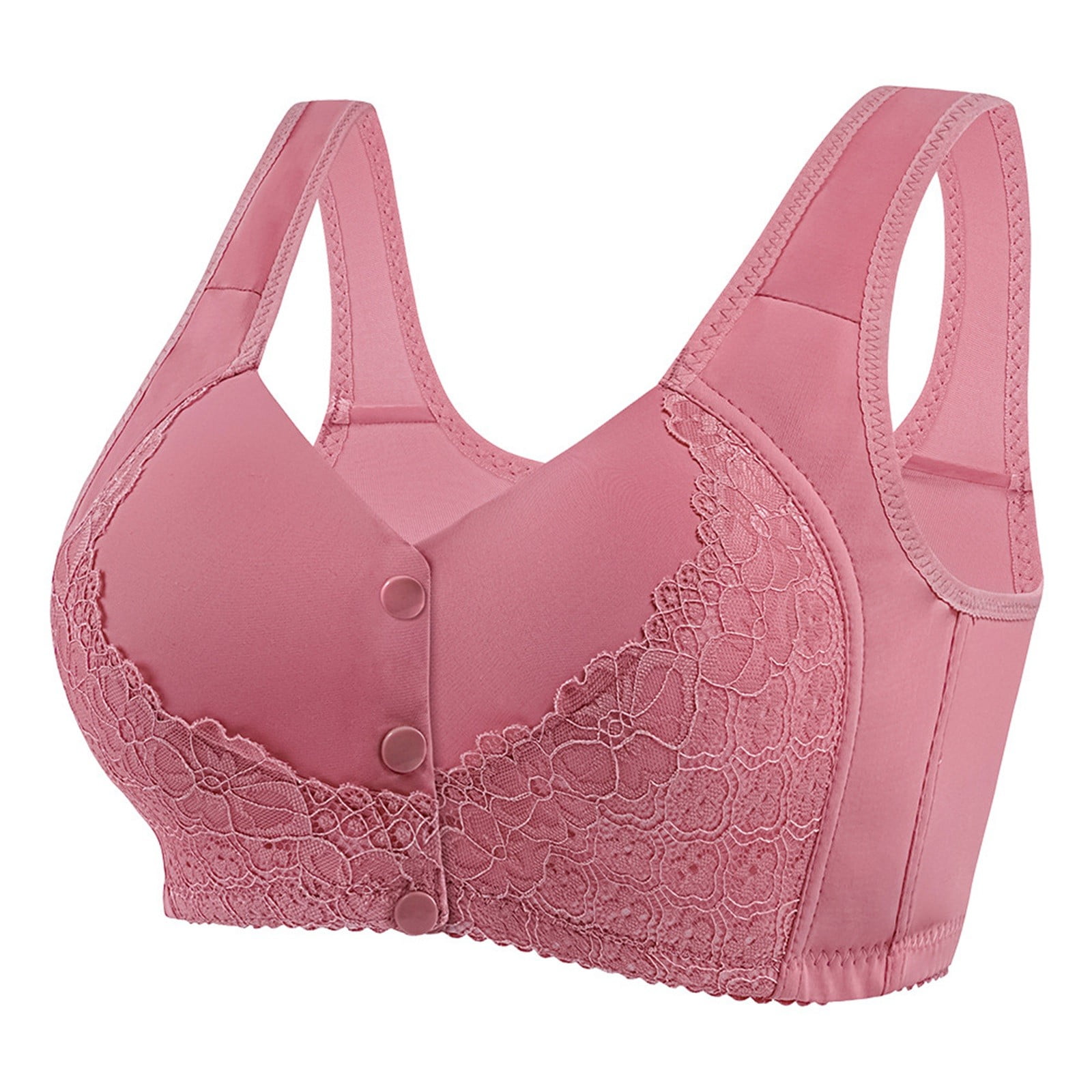 Chuancc Full Coverage Bra Wireless Bra Women's Fashionable And Casual ...