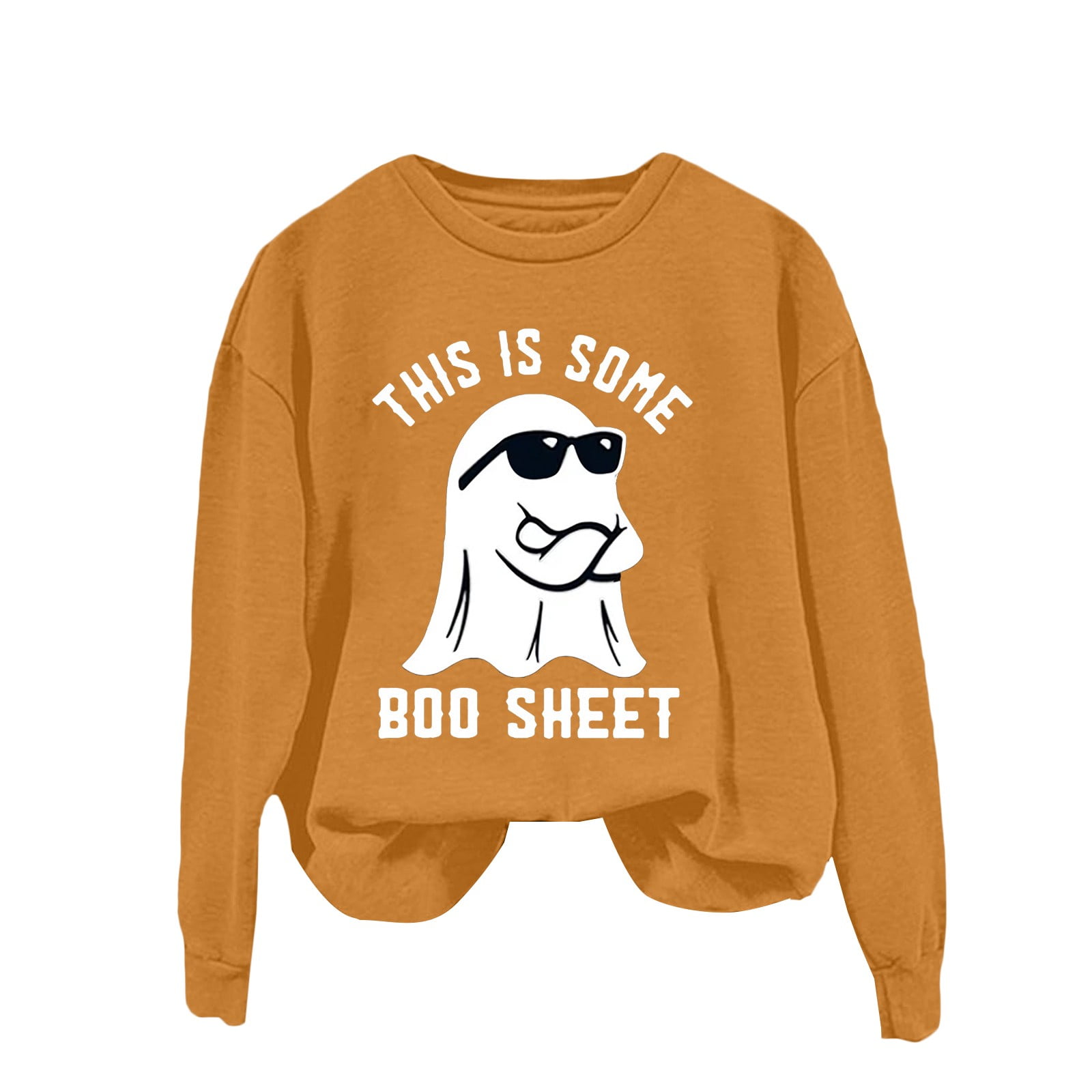 Chuancc Halloween Sweatshirts For Women Halloween Hoodie Ghost Graphic ...