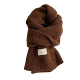 Chuancc Large Thick Wool Winter Shawl - Super Soft Warm Scarf Wrap For ...