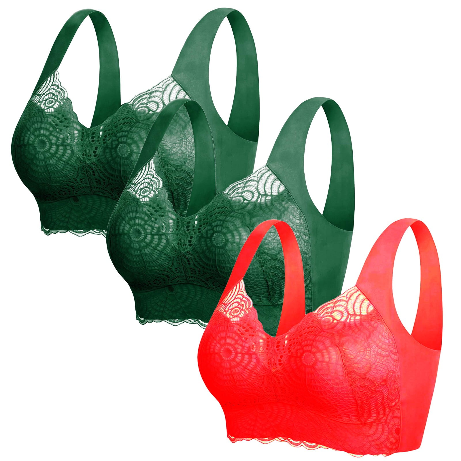 Chuancc Longline Sports Bras For Women Minimizer Bras For Women Full Coverage Apparenth Bra ...